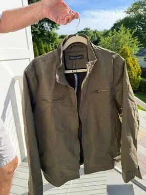 Cross & Crown | Jackets & Coats | Cross Crown Mens Olive Green Field ...